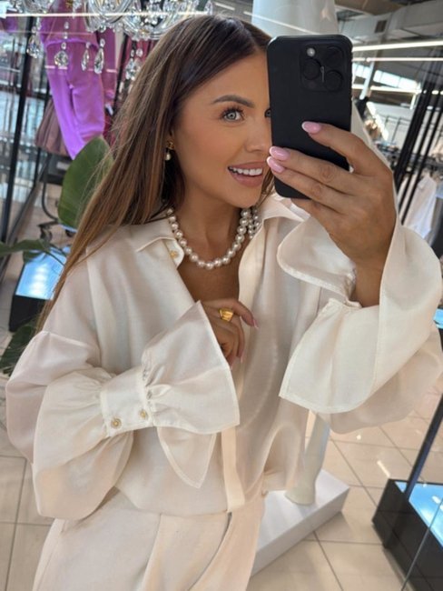 TENCEL Shirt Emo cream - Cocomore